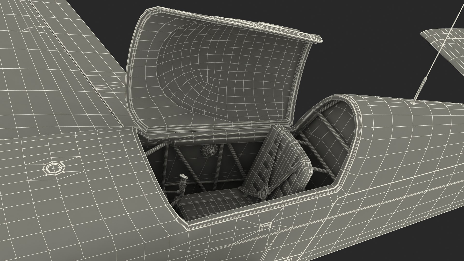 3D aerobatic monoplane aircraft air - TurboSquid 1486248