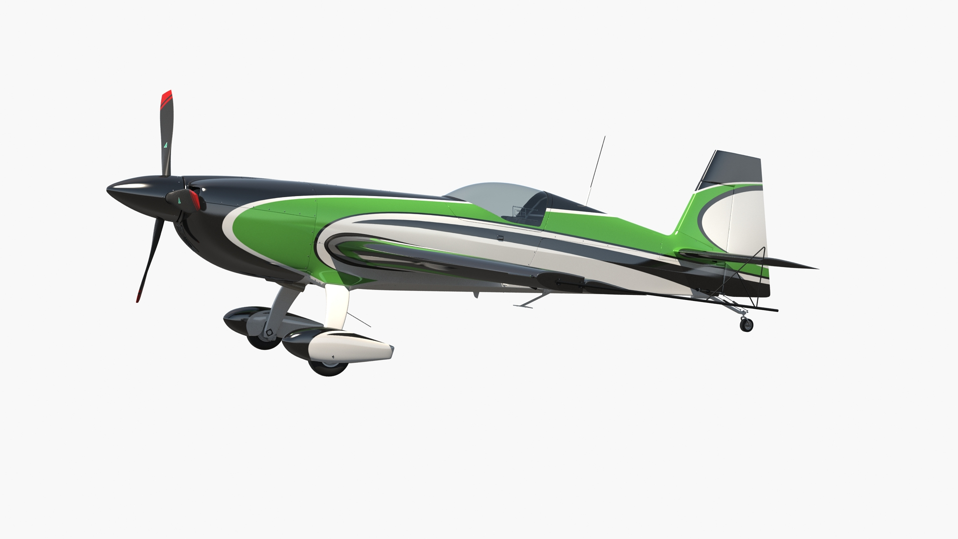 3D Aerobatic Monoplane Aircraft Air - TurboSquid 1486248