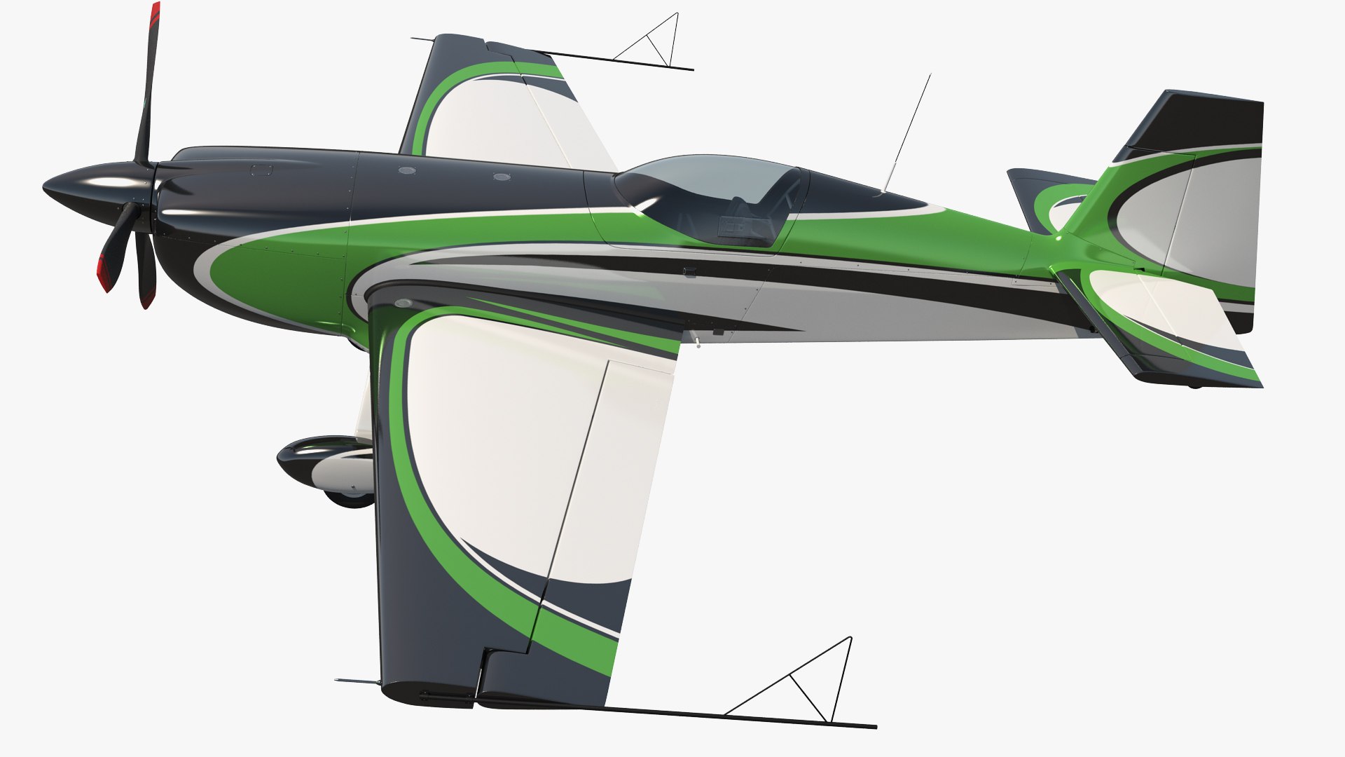 3D Aerobatic Monoplane Aircraft Air - TurboSquid 1486248