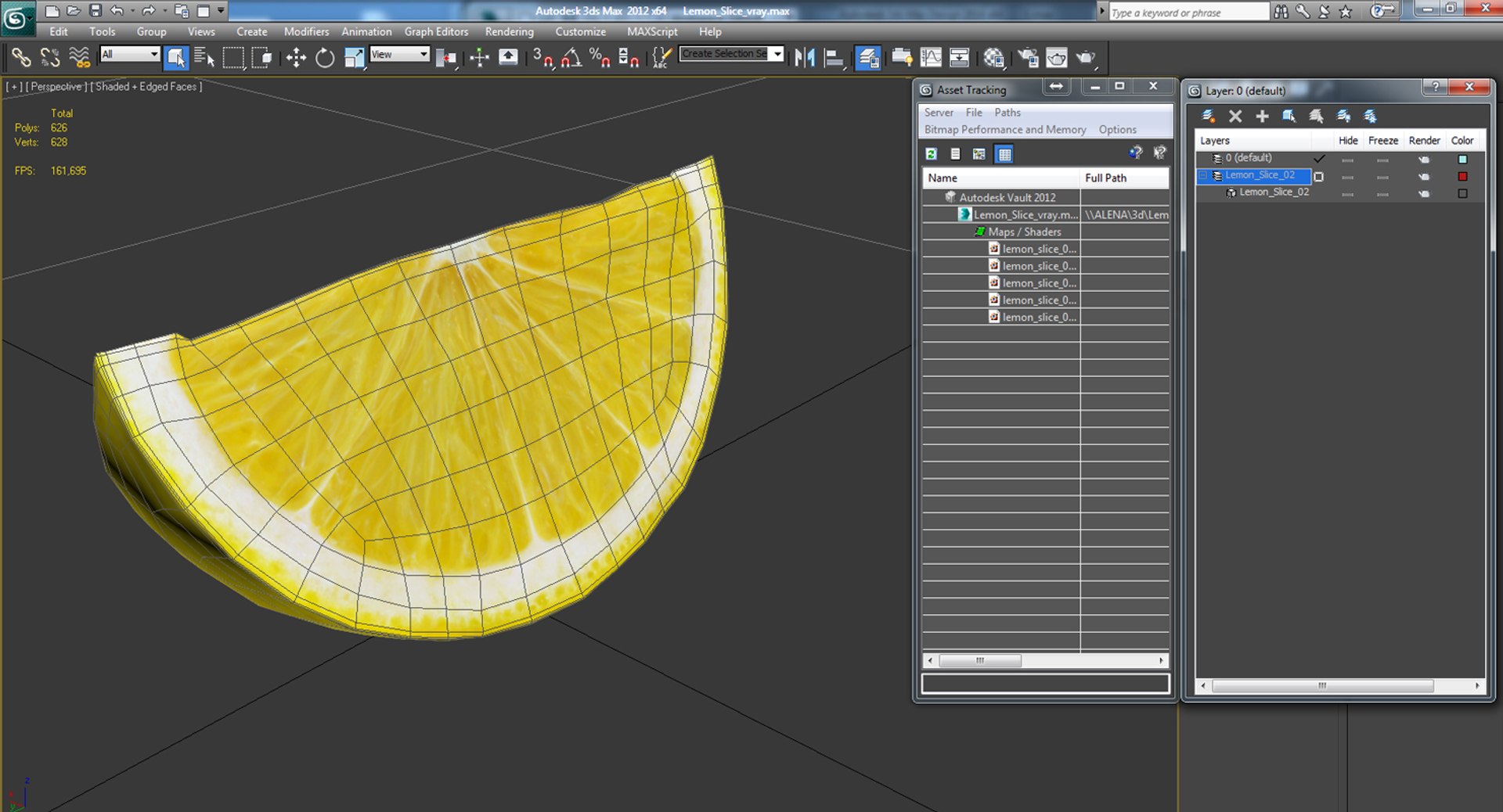 3D Lemon Slice Model - TurboSquid 1225618