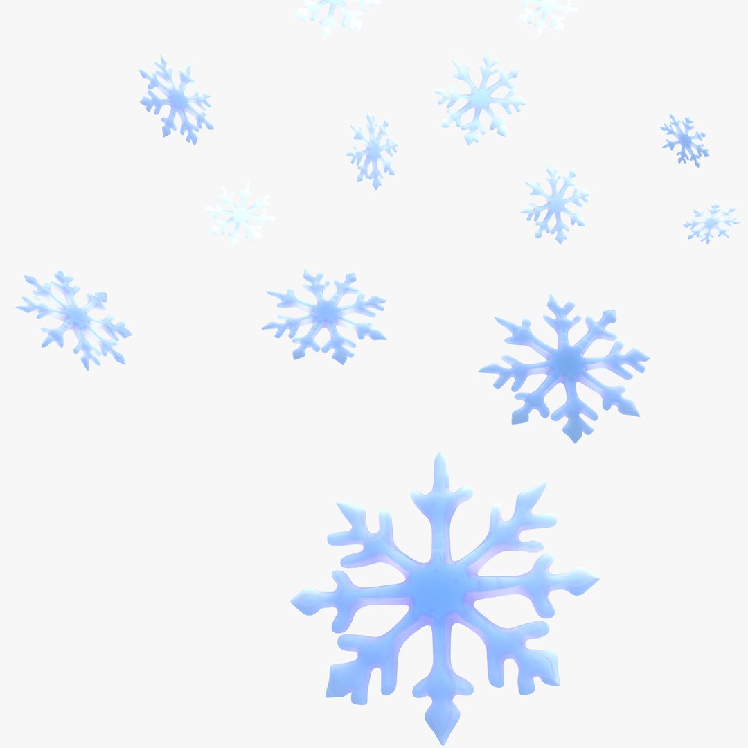 3D Snowflake - TurboSquid 2164529