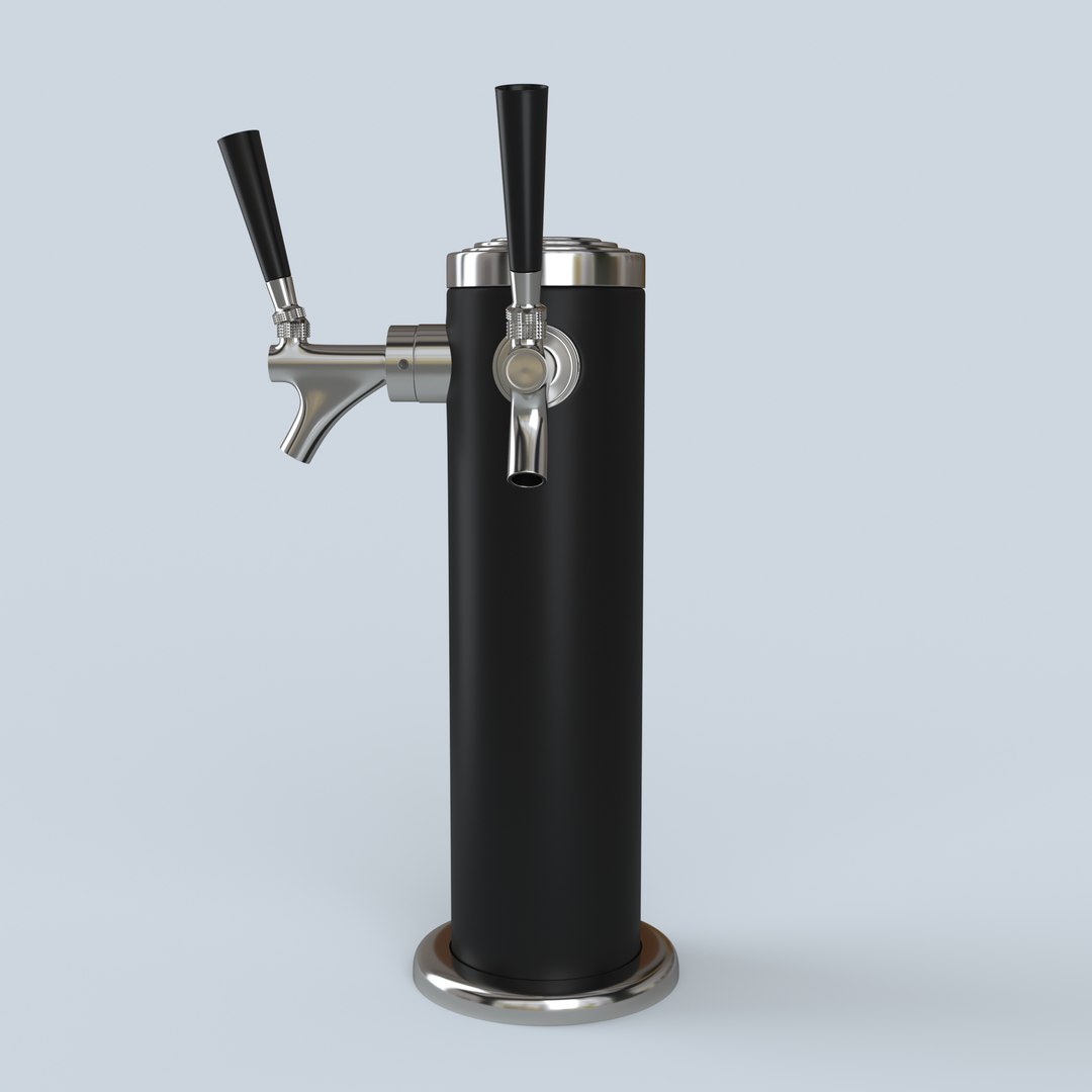 DOUBLE TAP BEER MODEL Model - TurboSquid 1923401