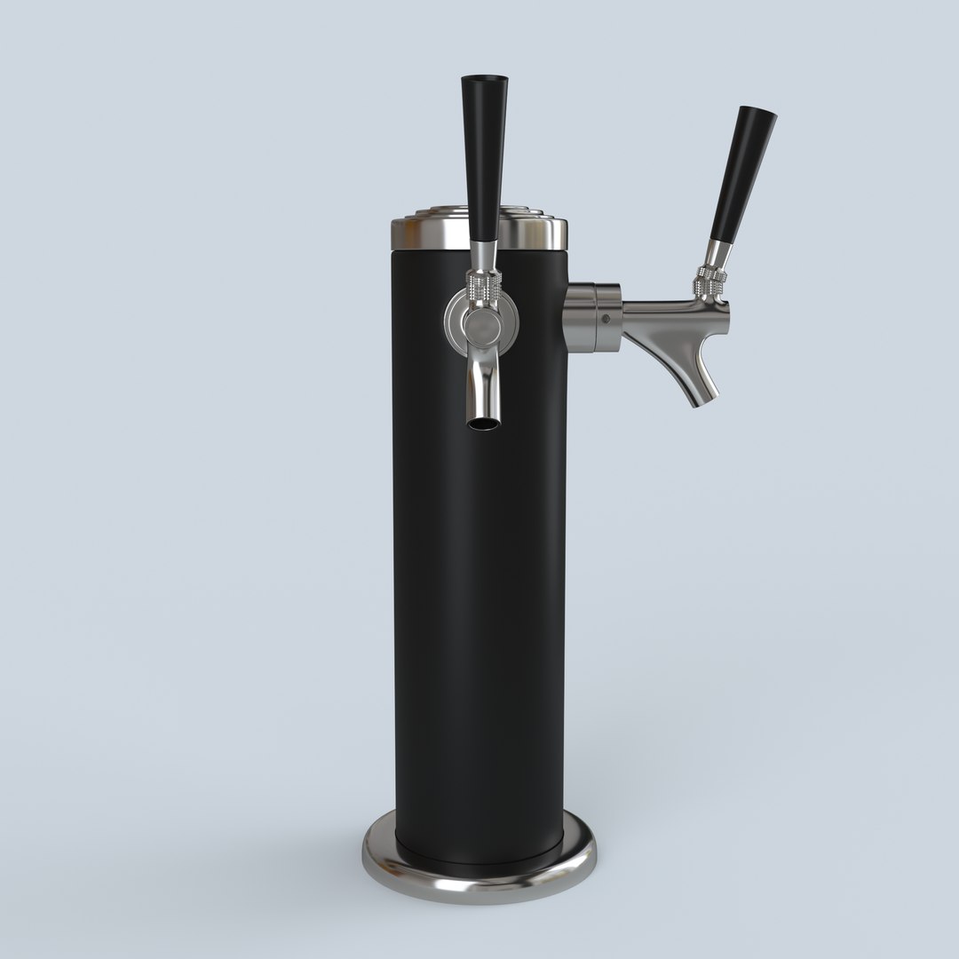 DOUBLE TAP BEER MODEL Model - TurboSquid 1923401