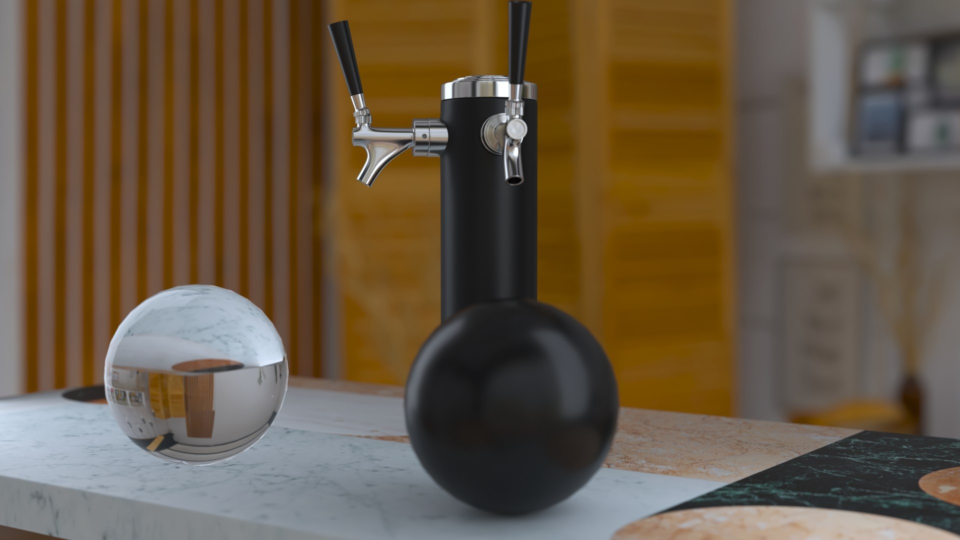 DOUBLE TAP BEER MODEL Model - TurboSquid 1923401