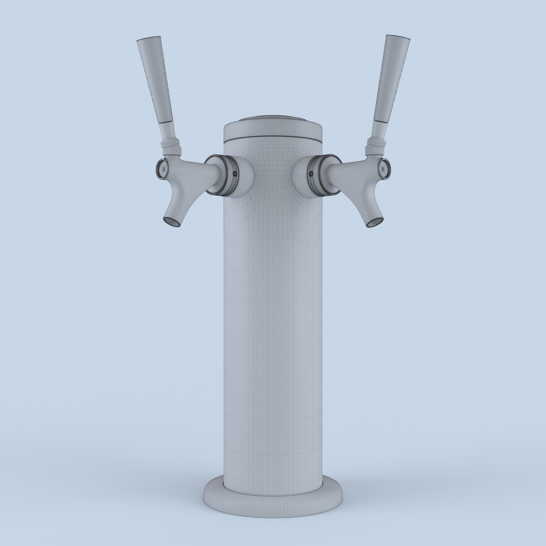 DOUBLE TAP BEER MODEL Model - TurboSquid 1923401