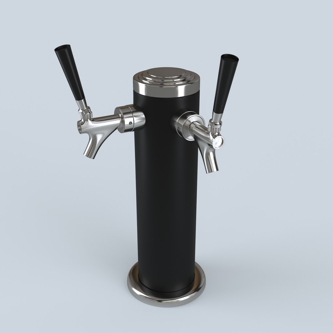 DOUBLE TAP BEER MODEL Model - TurboSquid 1923401