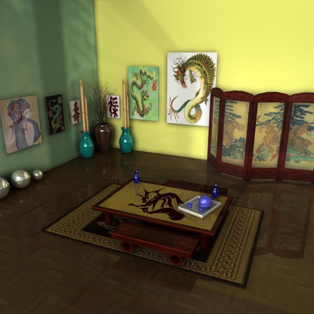 Chinese Room 3d 3ds