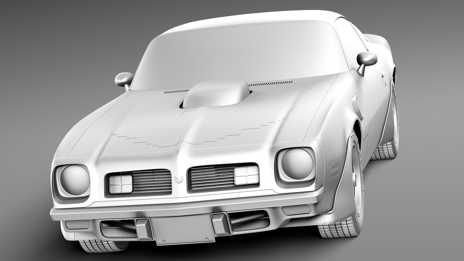 3d Pontiac Firebird Trans Car