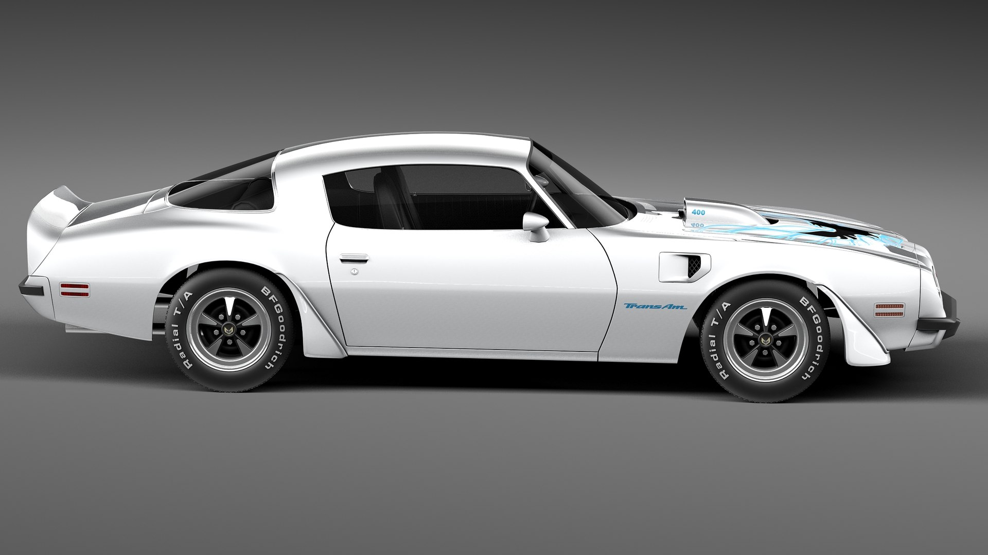 3d Pontiac Firebird Trans Car