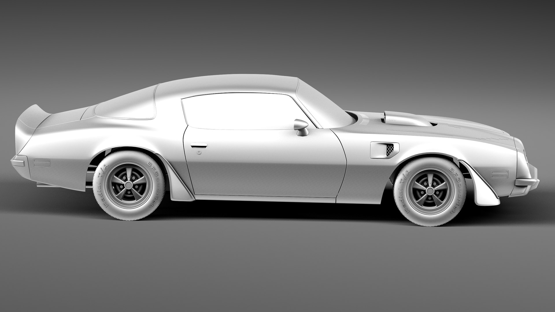 3d Pontiac Firebird Trans Car