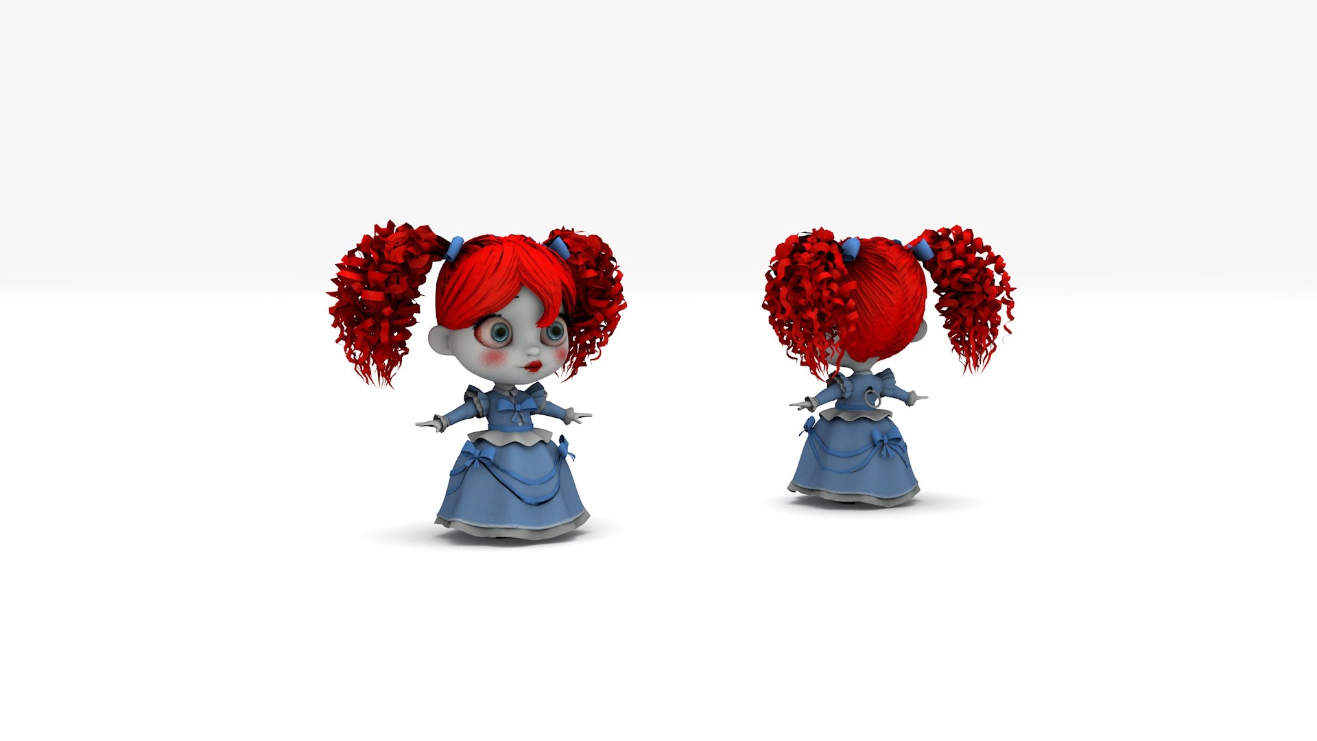 3D Poppy Doll - TurboSquid 2082381