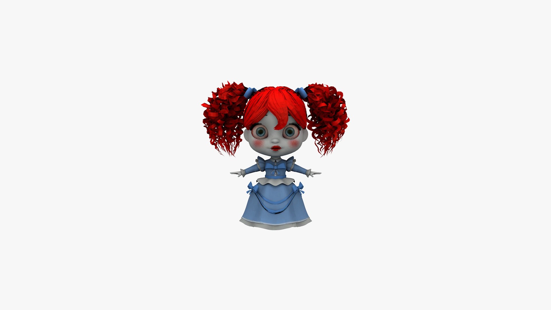 3D Poppy Doll - TurboSquid 2082381