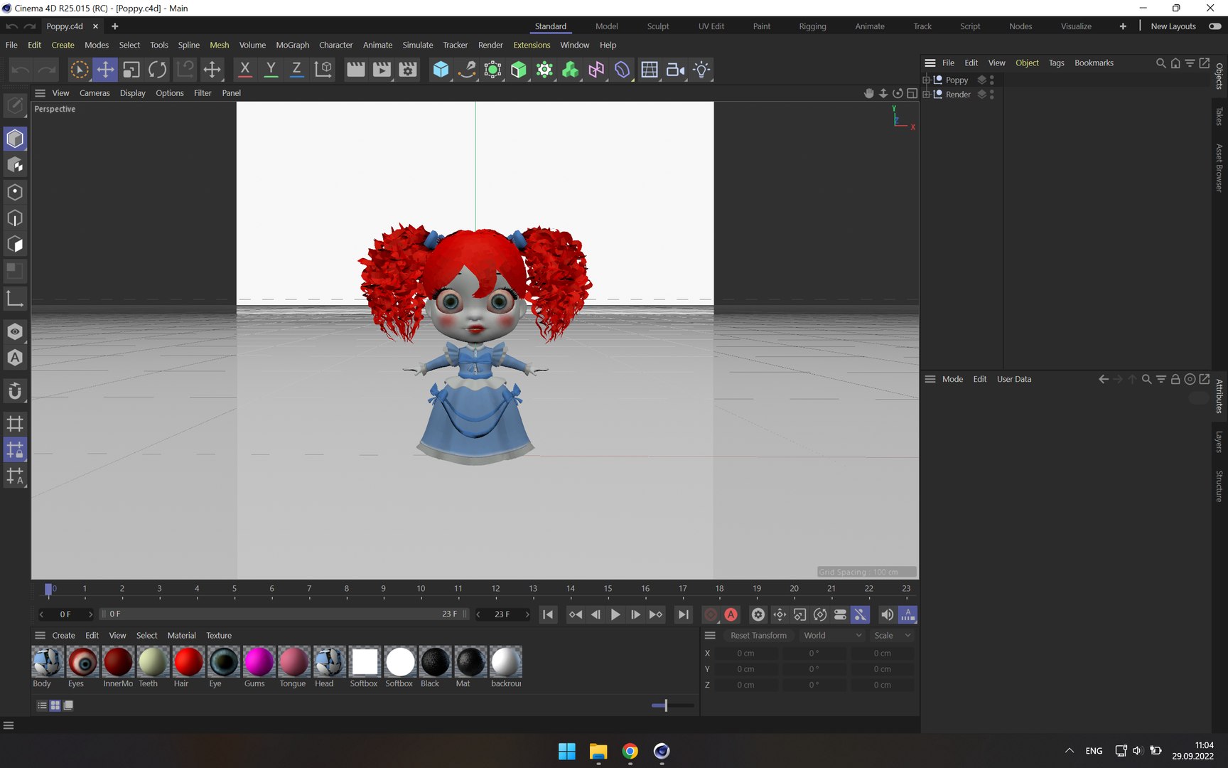 3D Poppy Doll - TurboSquid 2082381