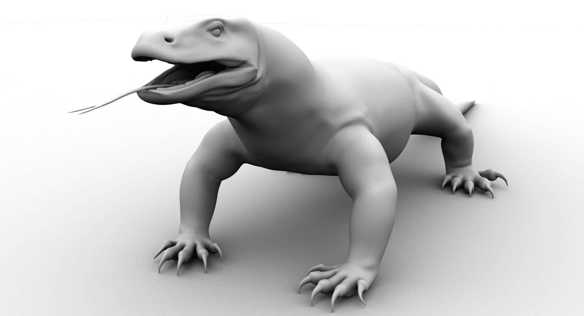Komodo Dragon 3D Model - TurboSquid 1578743