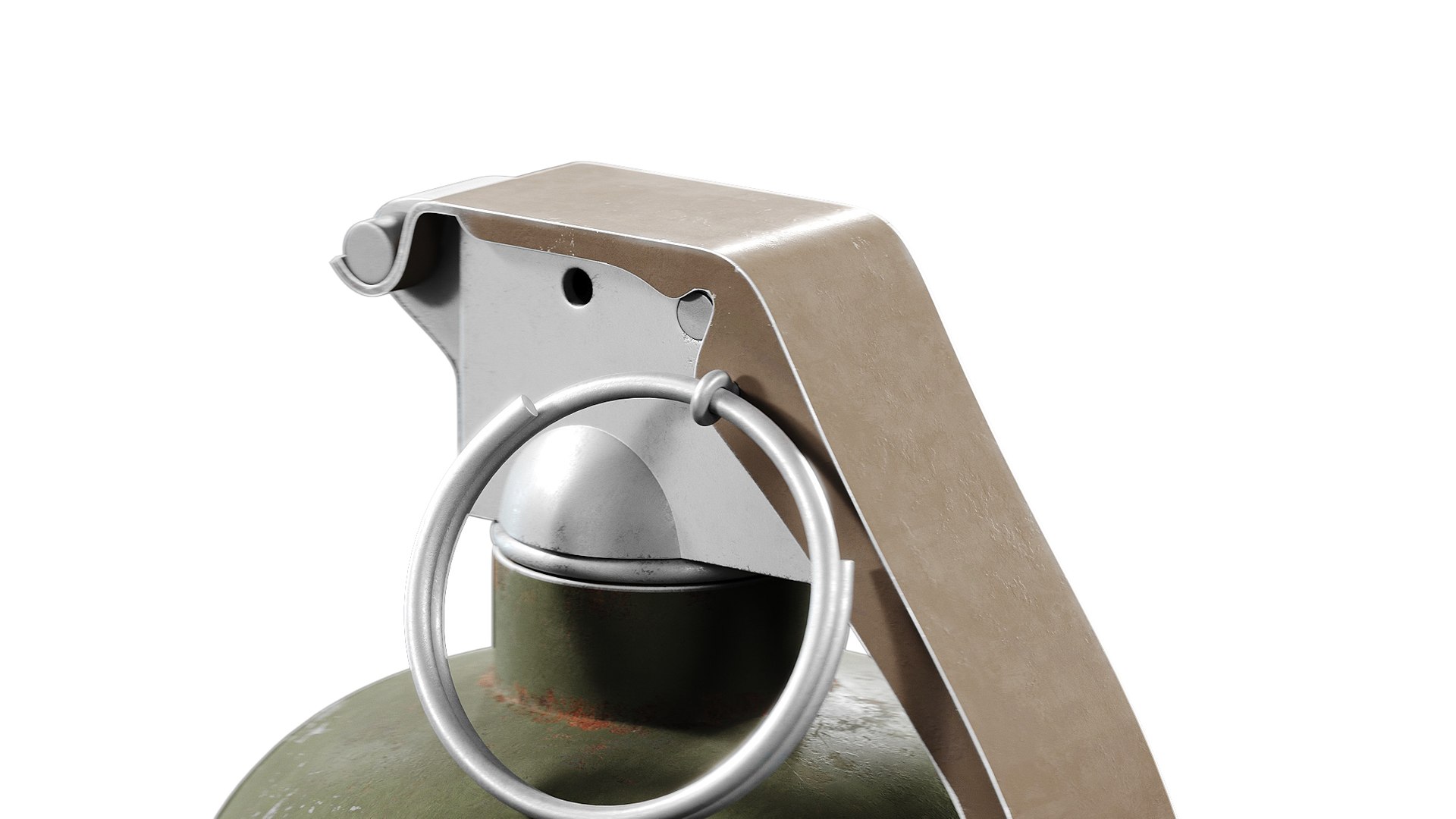 Grenade M67 3D Model - TurboSquid 2338000