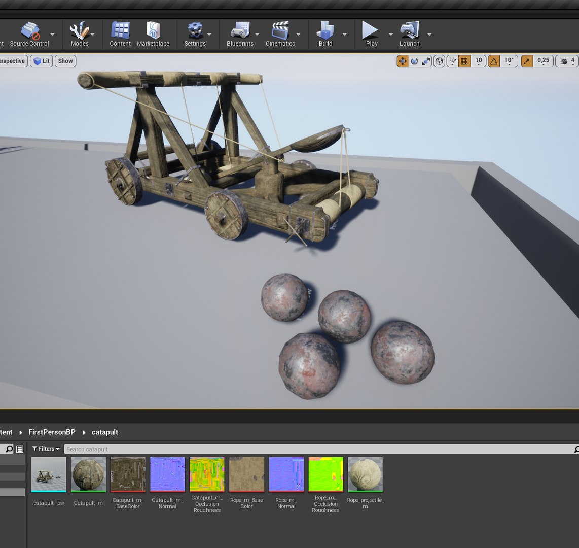 3D Medieval Catapult Model - TurboSquid 1816164