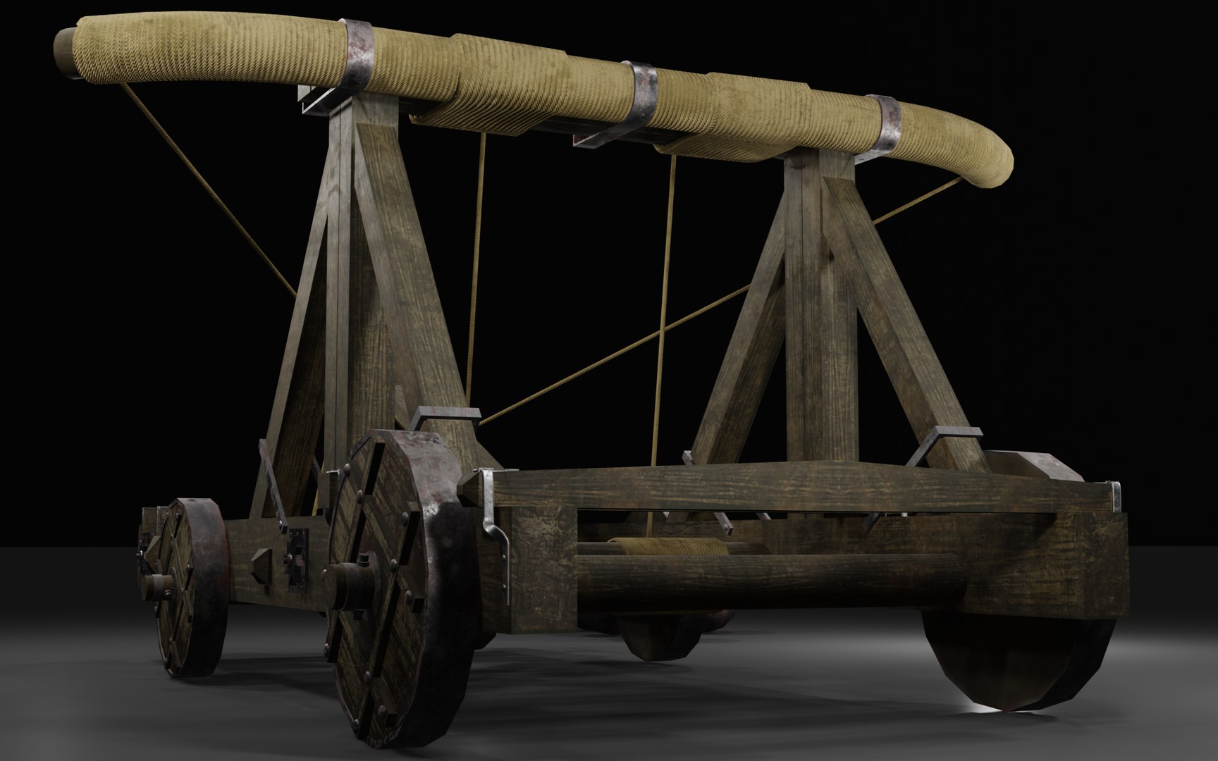 3D Medieval Catapult Model - TurboSquid 1816164