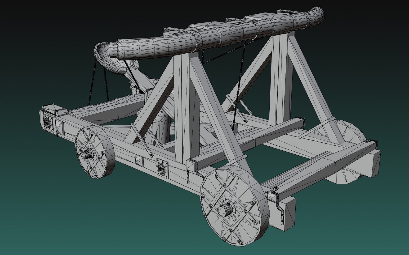 3D Medieval Catapult Model - TurboSquid 1816164