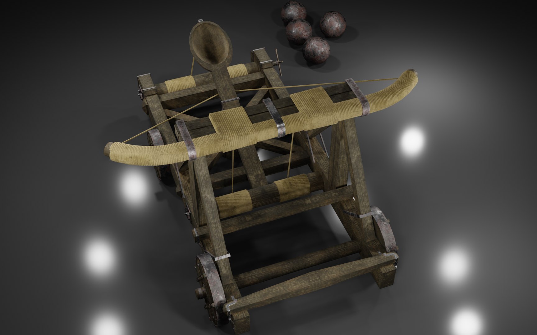 3D Medieval Catapult Model - TurboSquid 1816164