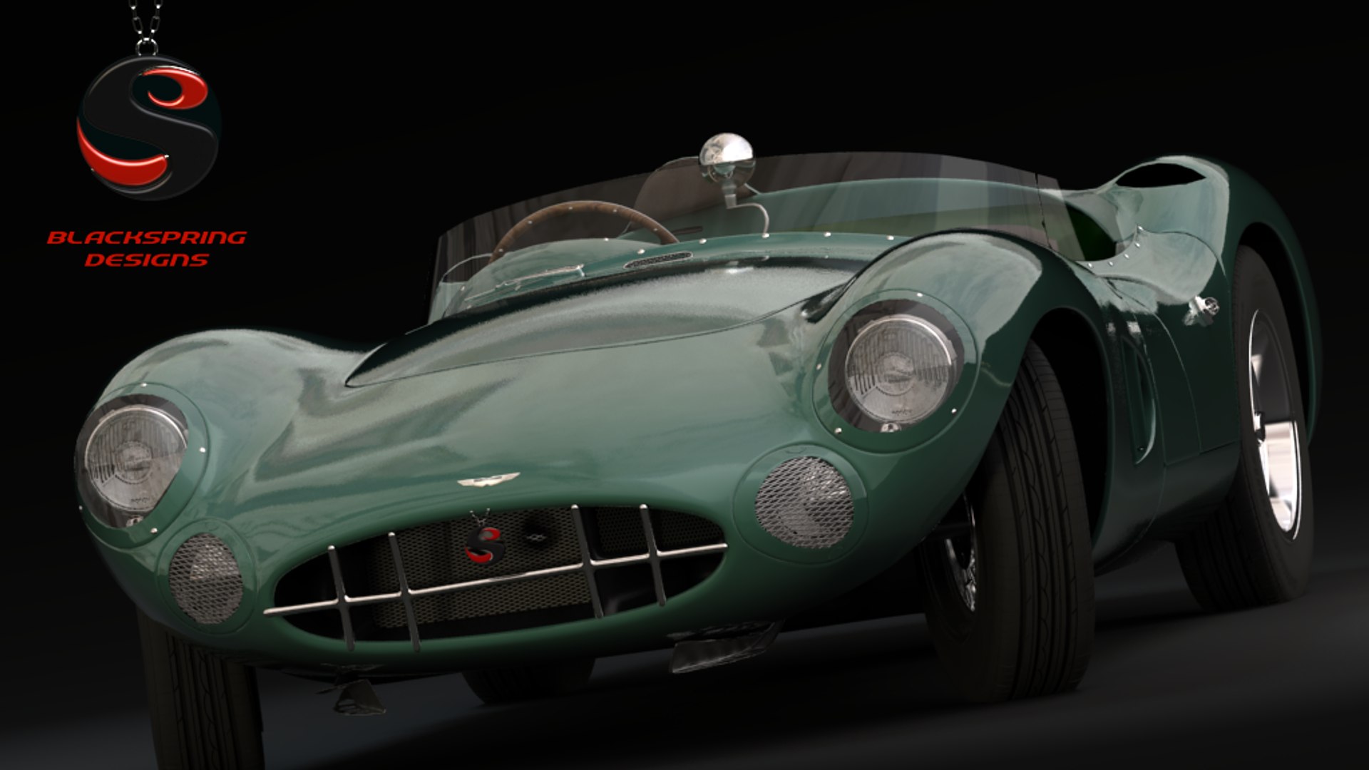 3d Model Of Aston Martin Dbr 1