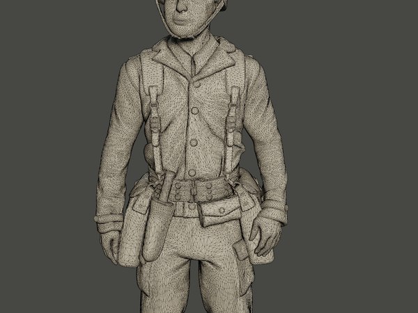 3D model american soldier ww2 medic - TurboSquid 1586913