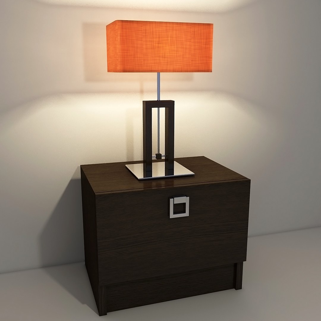 3d contemporary table lamp model