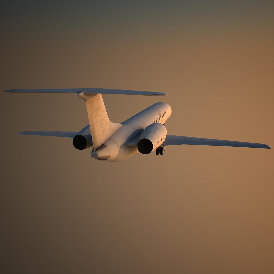 3d Embraer Basic Model