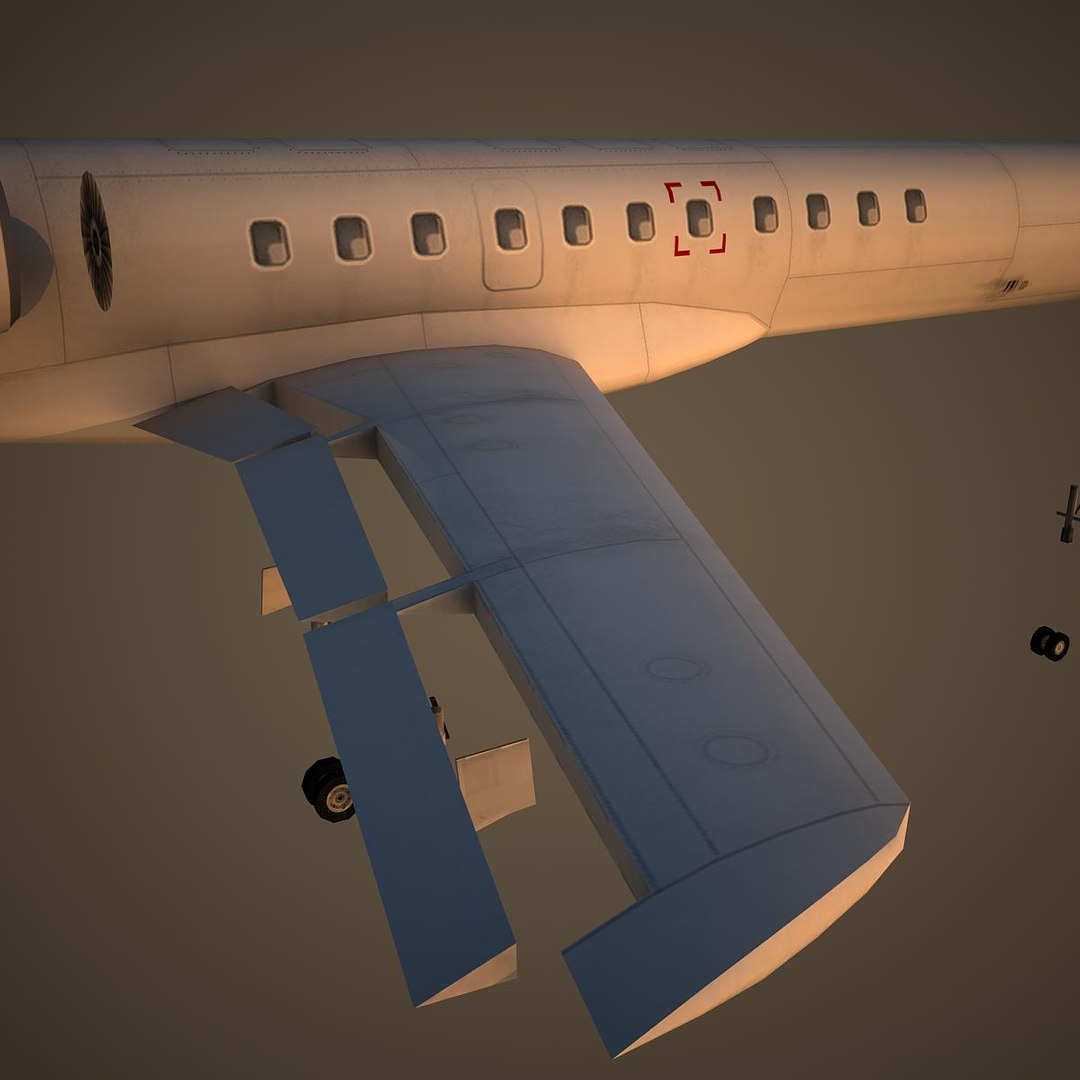 3d Embraer Basic Model