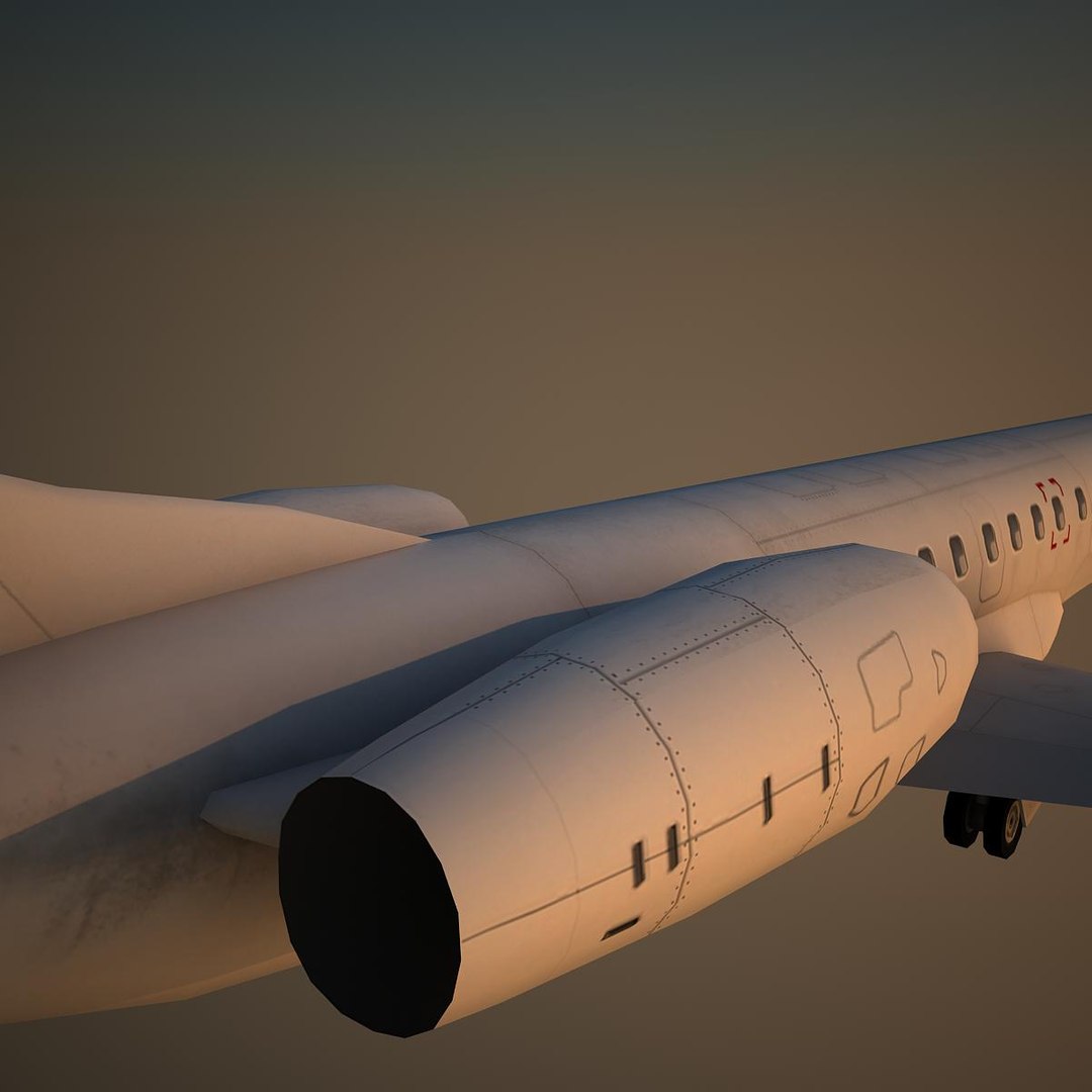 3d Embraer Basic Model