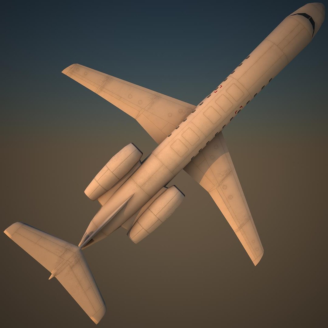 3d Embraer Basic Model