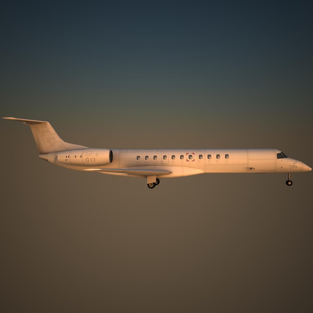 3d Embraer Basic Model