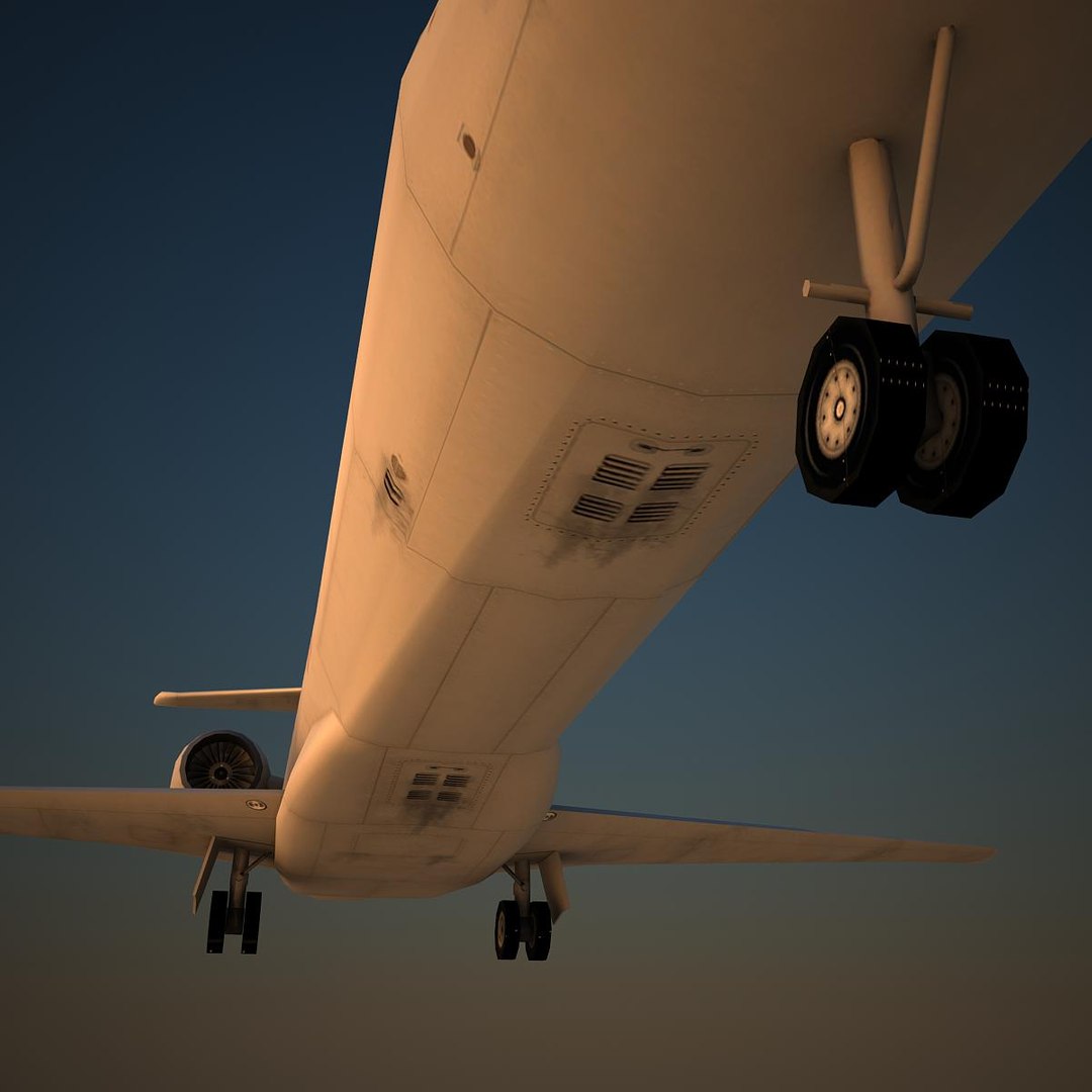 3d Embraer Basic Model
