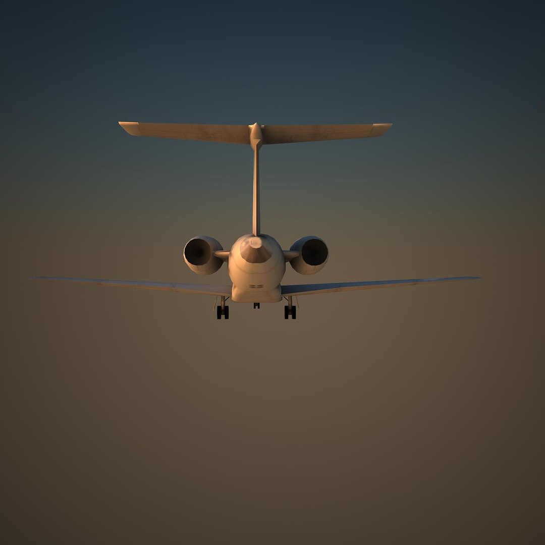 3d Embraer Basic Model