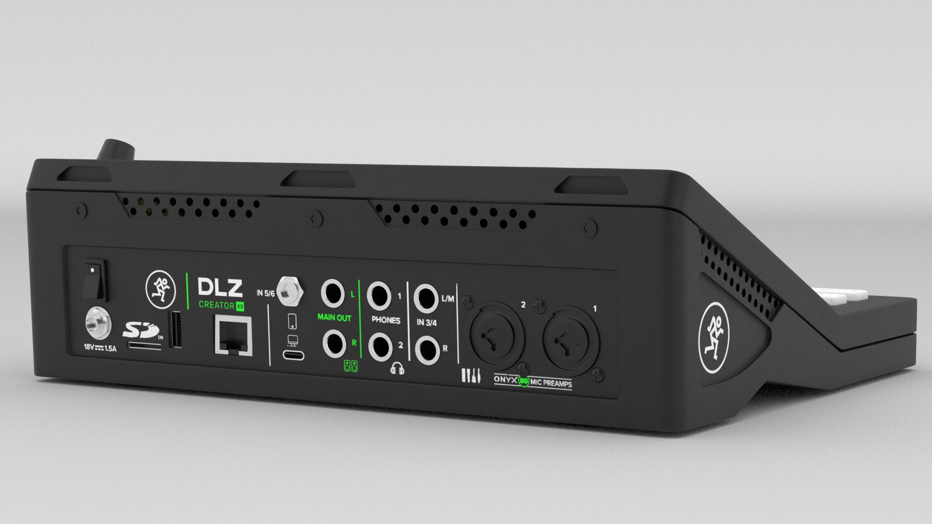 3D Mackie DLZ Creator XS Compact Podcast Broadcast Mixer - TurboSquid ...