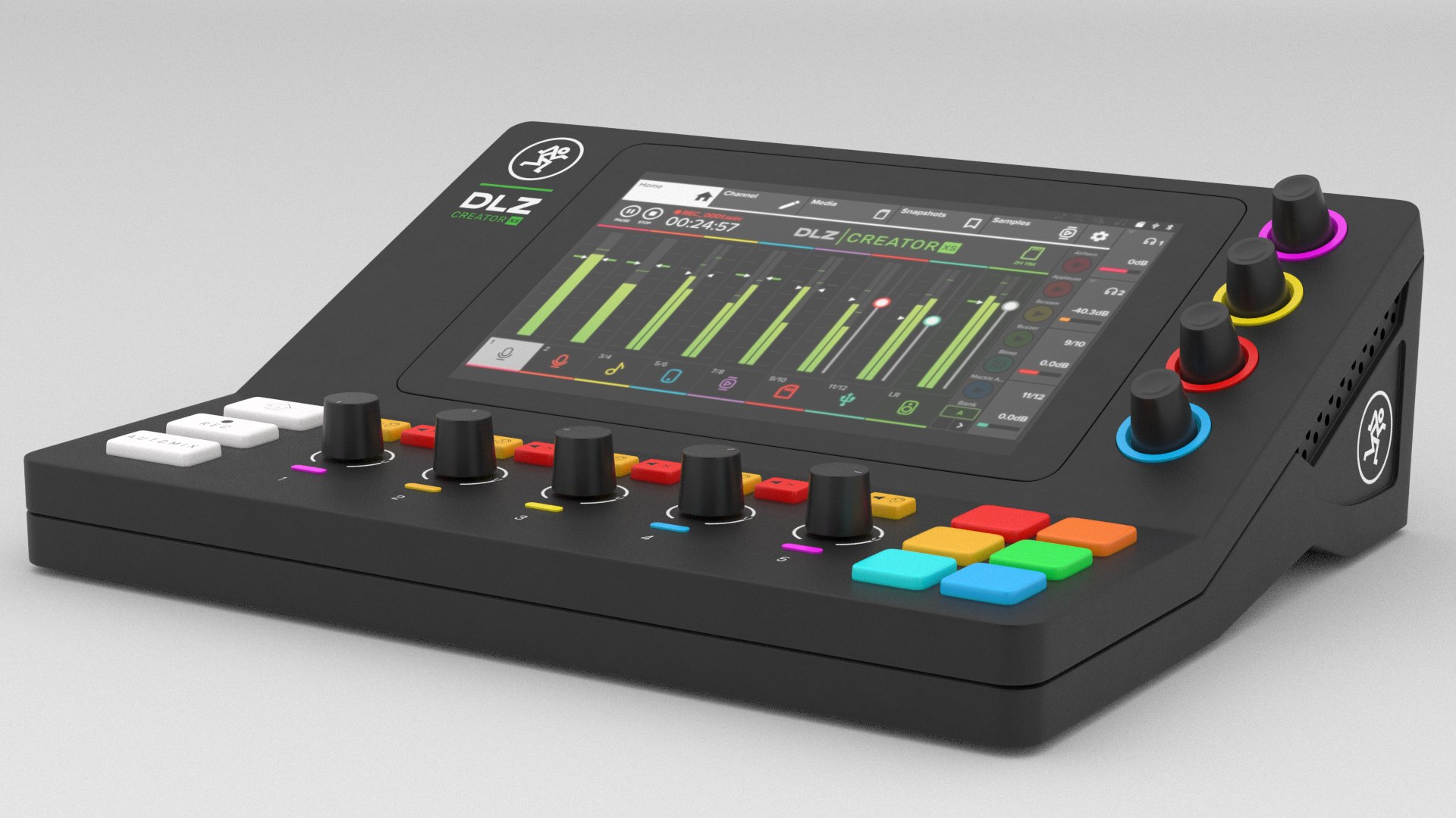 3D Mackie DLZ Creator XS Compact Podcast Broadcast Mixer - TurboSquid ...