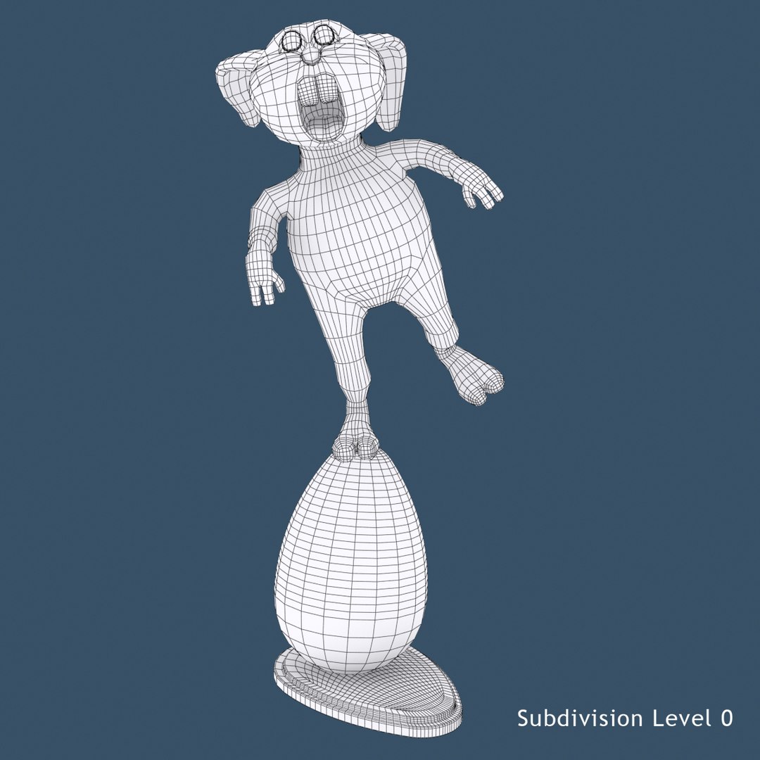 surreal funny figure 3d max