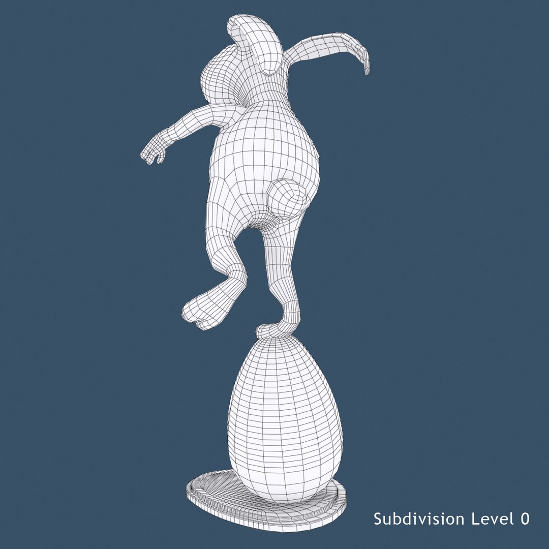 surreal funny figure 3d max