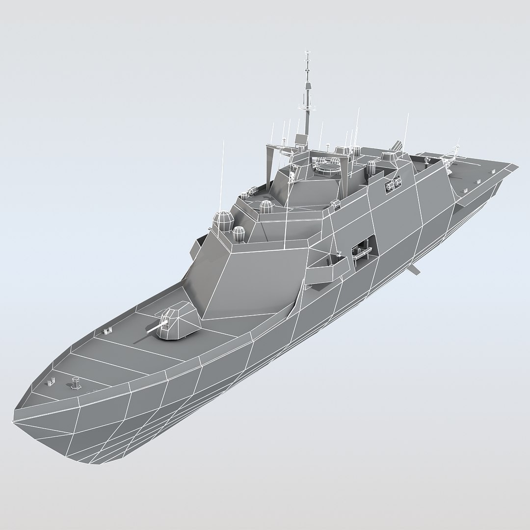 Uss Freedom Lcs 1 3d Max