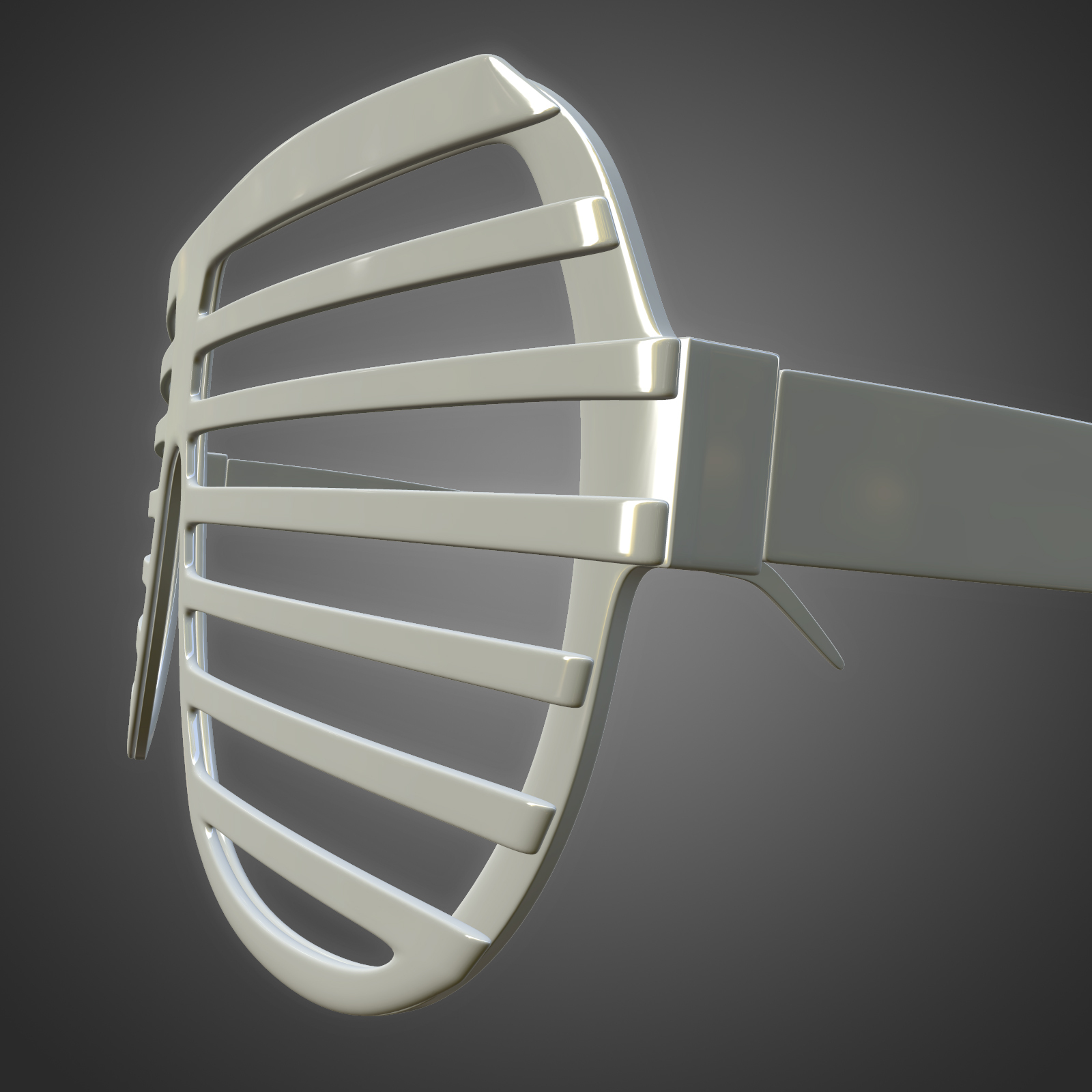 shutter shades 3d model