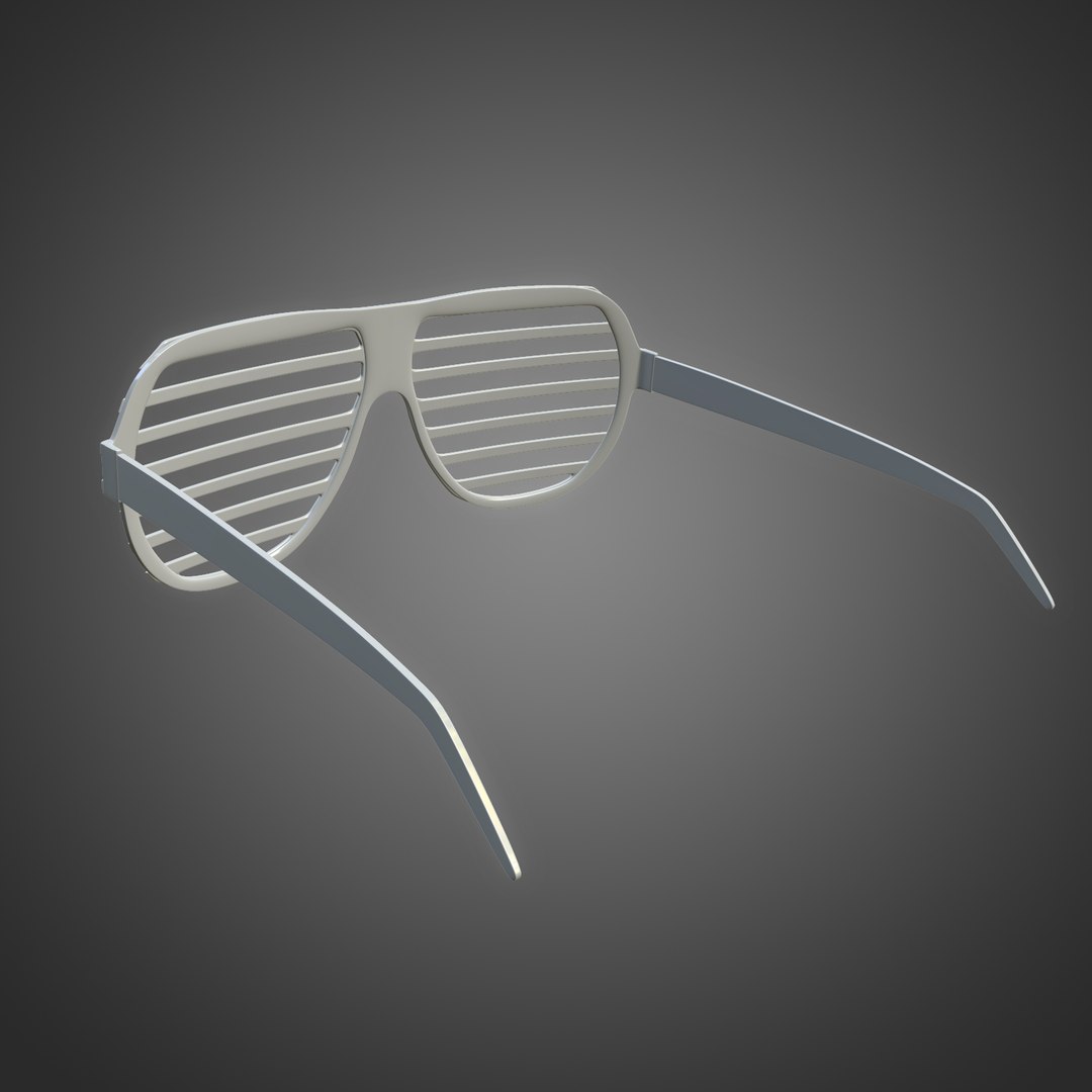 Shutter Shades 3d Model