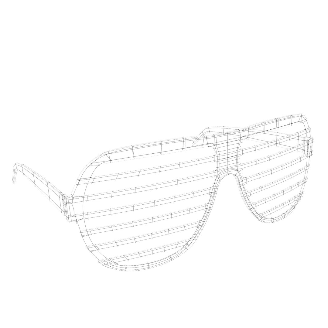 Shutter Shades 3d Model