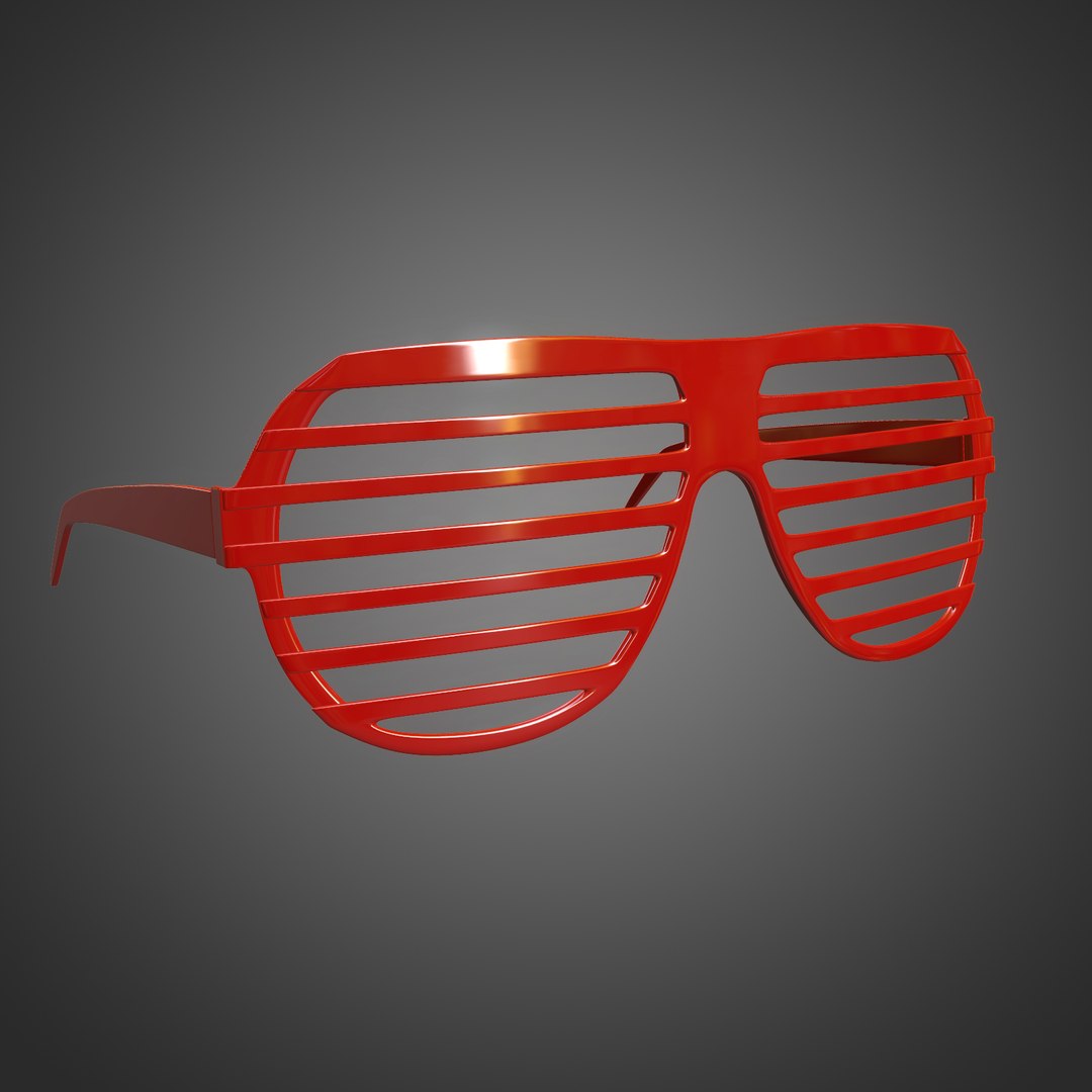 Shutter Shades 3d Model