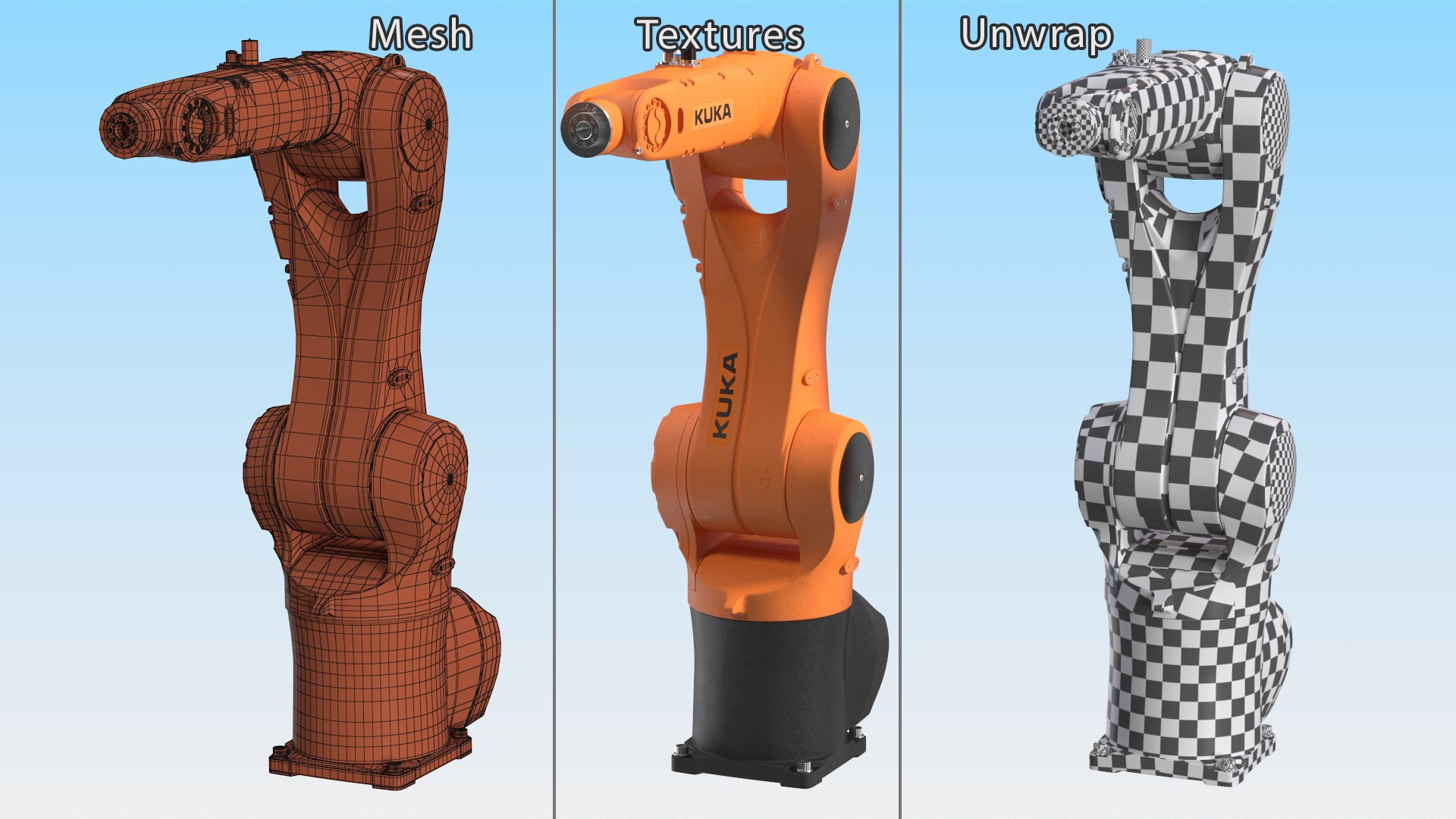 Compact Robot Arm Kuka KR 6 R900 3D Model - TurboSquid 2152175