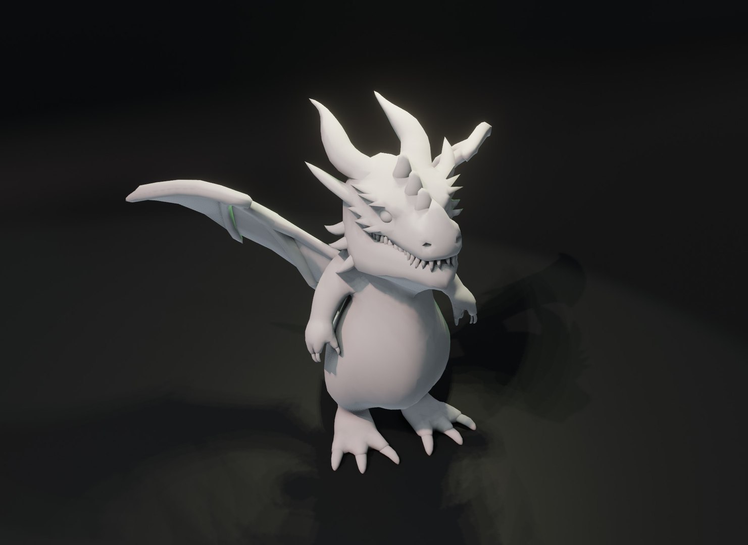 3D Model Cartoon Dragon Rigged Base Mesh Low-poly 3D Model - TurboSquid ...