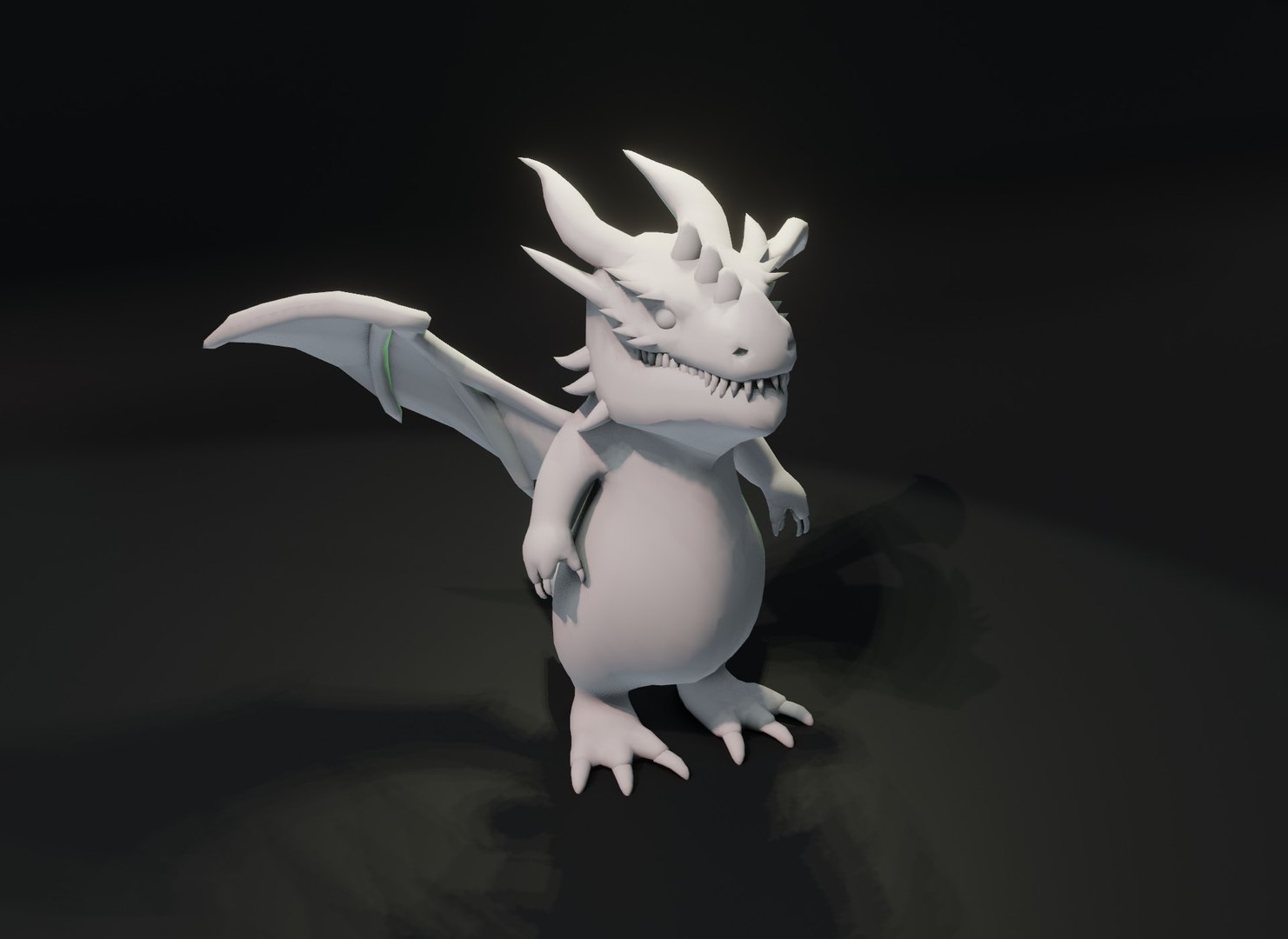 3D Model Cartoon Dragon Rigged Base Mesh Low-poly 3D Model - TurboSquid ...