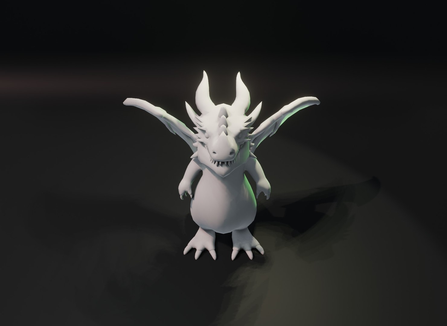 3D Model Cartoon Dragon Rigged Base Mesh Low-poly 3D Model - TurboSquid ...