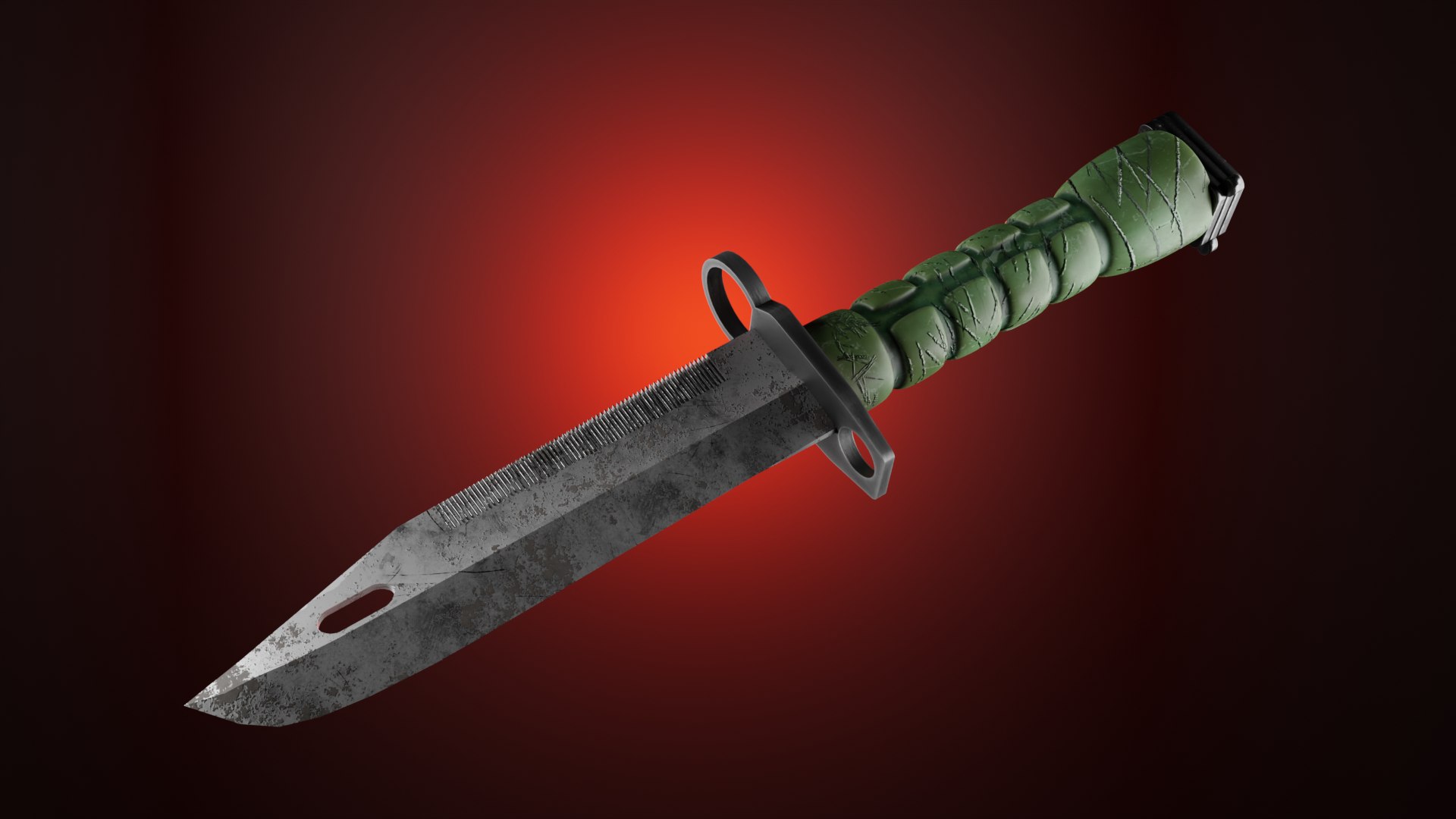 Bayonet Knife Model - TurboSquid 2120417