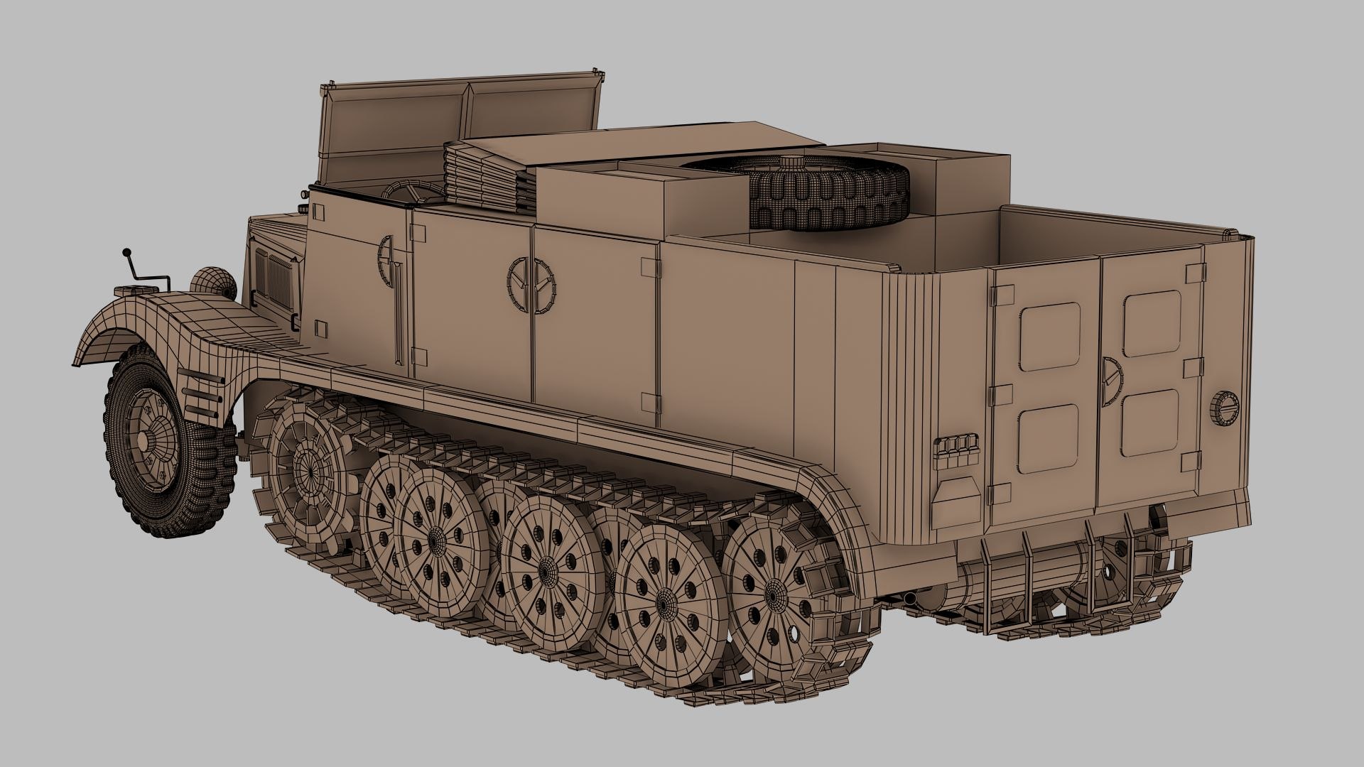 3D Model SdKfz 11 - TurboSquid 2026499