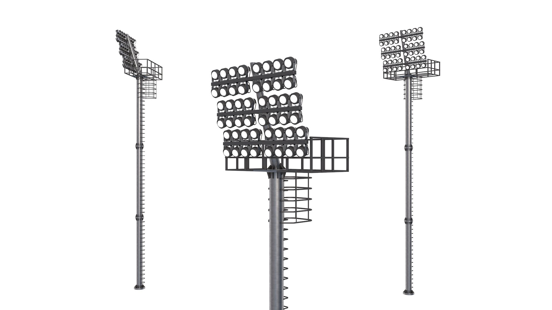 3D Stadium Lighting Model - TurboSquid 1897358