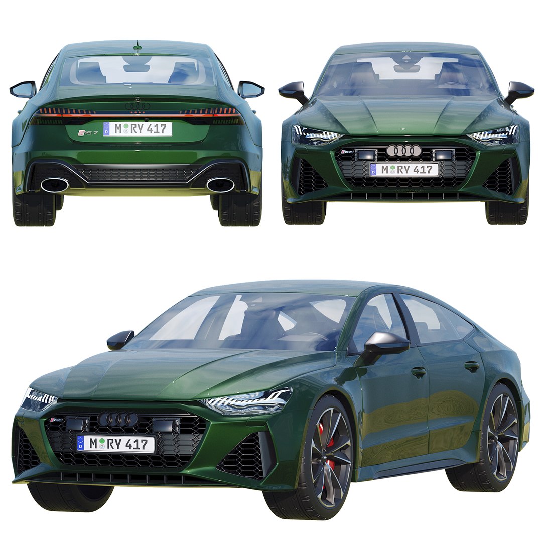3D Sporty Rs7 - TurboSquid 1610934